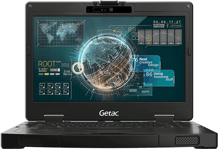 Getac S410 G2 Basic Select Solution SKU, 35,5 cm (14''), Win. 10 Pro, disposition FR (gets410g2b ...